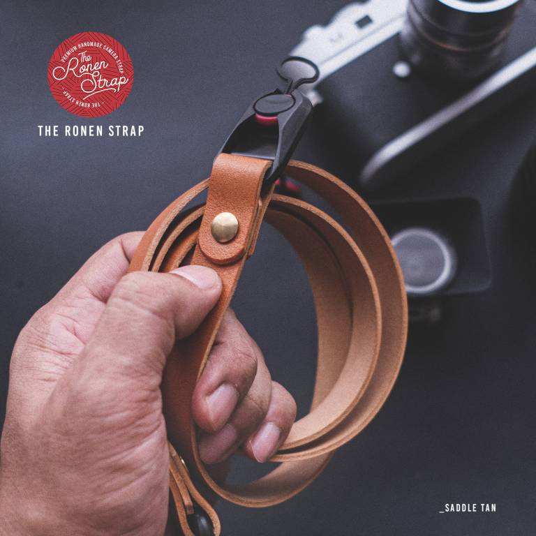 Premium Handcrafted leather camera strap with Quick Release