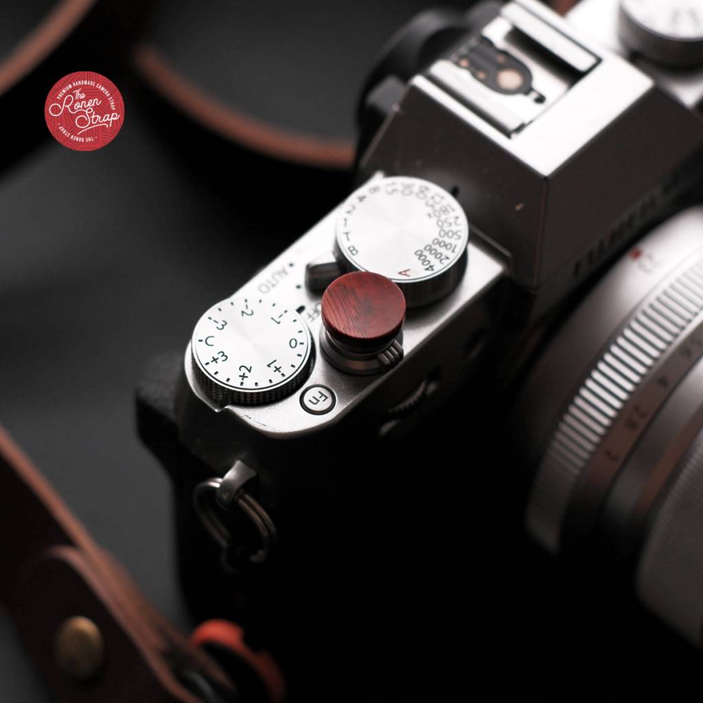 Wooden Concave Soft Shutter Release Button for Mirrorless Cameras - The ...