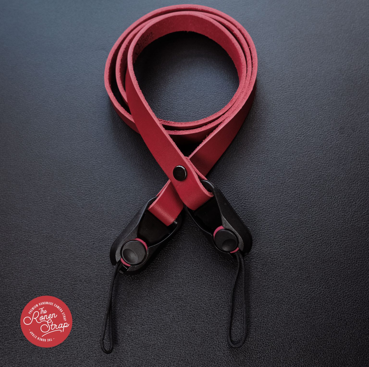 Handcrafted Leather Camera Strap with Quick Release